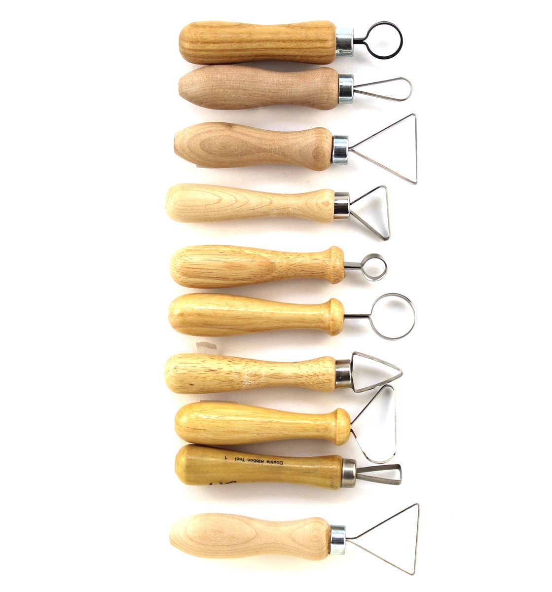 Set Of 10 Single Ended Loop Tools - Bath Potters Supplies