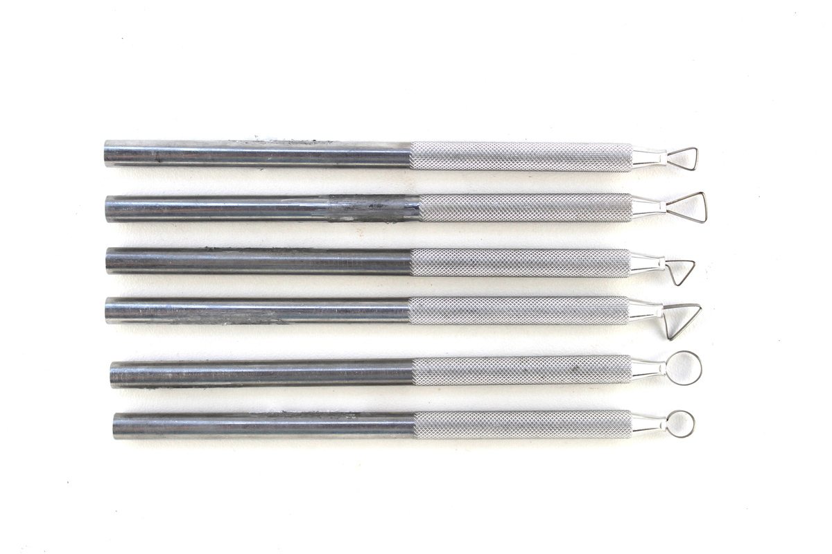 Mini Aluminium Strip Tool Set Of 6 - Bath Potters Supplies