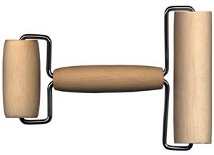 Mini Wooden Clay Roller - Bath Potters Supplies