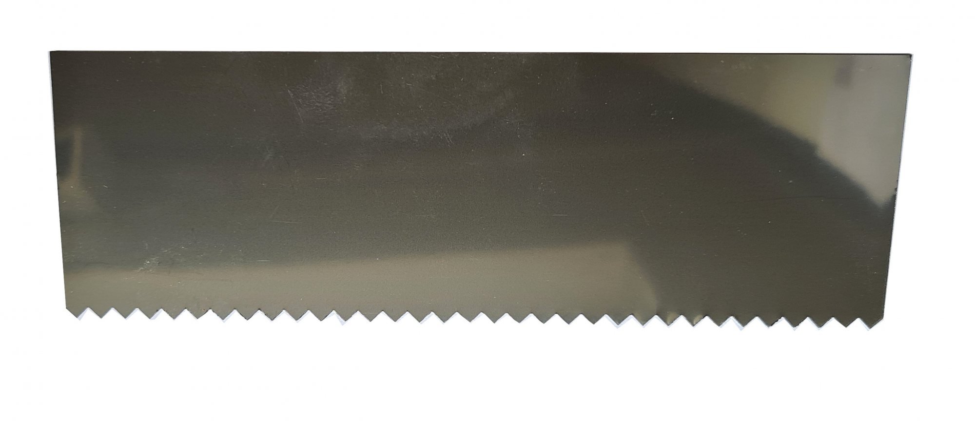 Large Serrated Rectangle Aluminium Scraper - Bath Potters Supplies