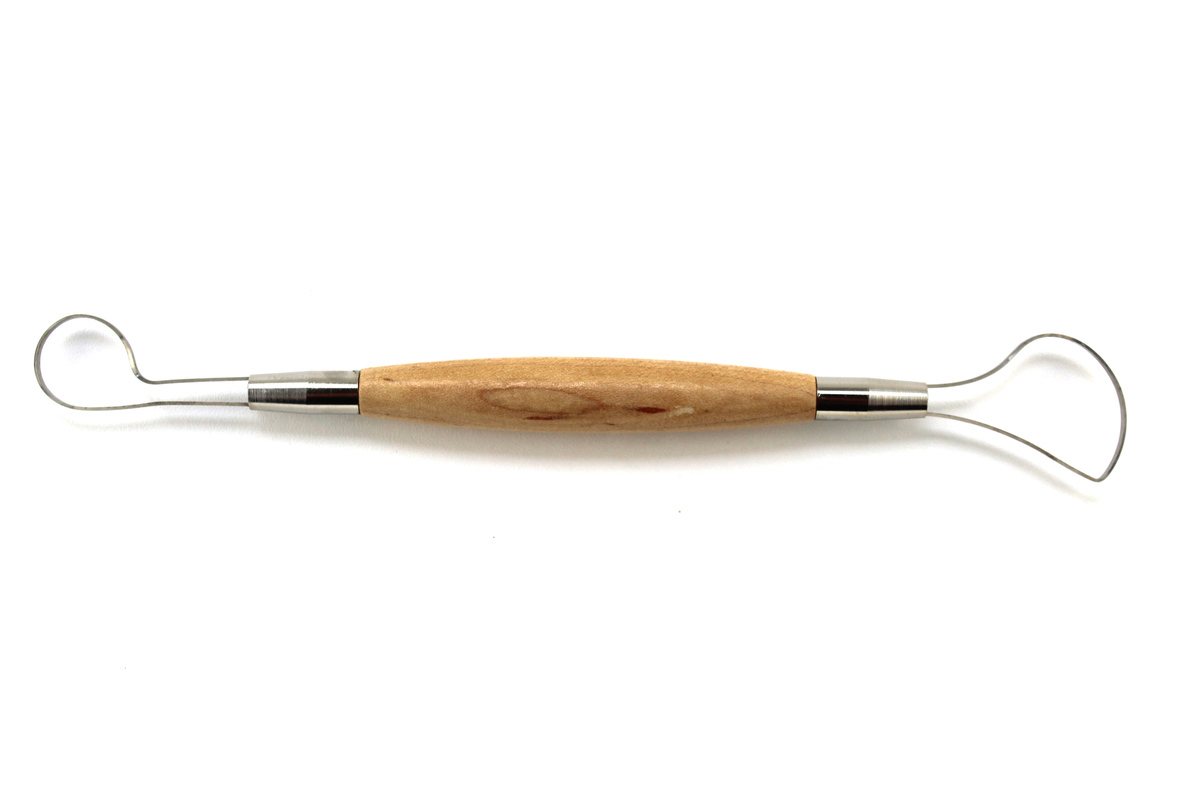 Double Ended Squashed Circle Loop Pottery Tool S20 - Bath Potters Supplies