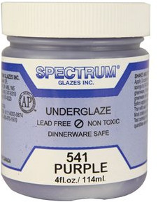 Spectrum Purple Underglaze - Bath Potters Supplies