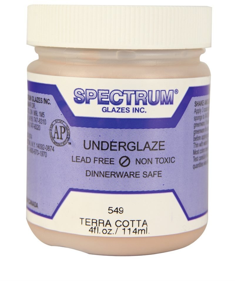 Spectrum Terracotta Underglaze - Bath Potters Supplies