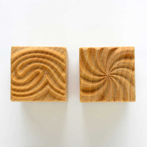 MKM Medium Square Double Ended Spiral and Pattern Stamp SSM-017 - Bath ...