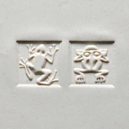 MKM Medium Square Double Ended Frog Stamp SSM-076 - Bath Potters Supplies