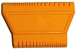 Textured Rubber Rib Oblong - Bath Potters Supplies