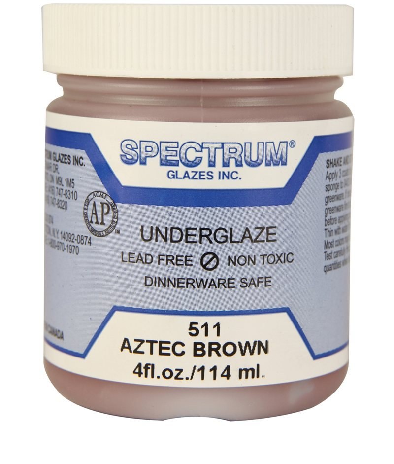 Spectrum Aztec Brown Underglaze - Bath Potters Supplies