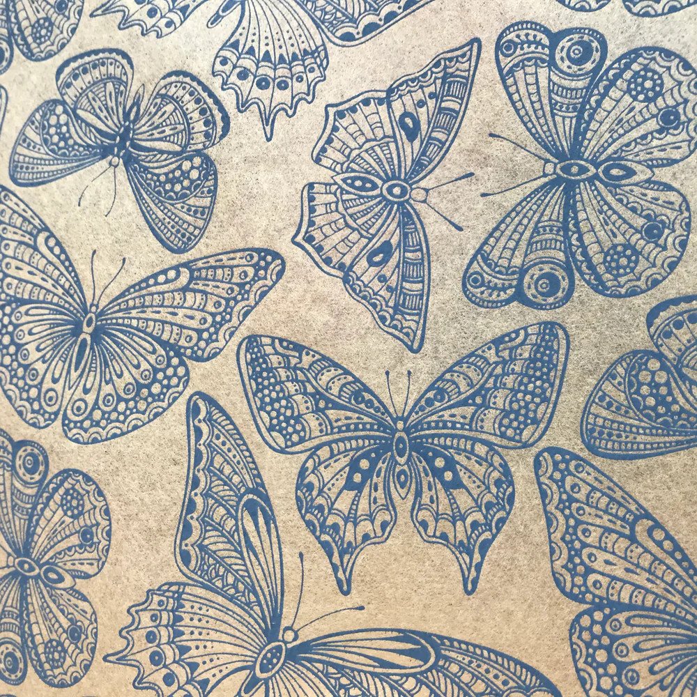 Butterflies Underglaze Transfer Sheet - Bath Potters Supplies