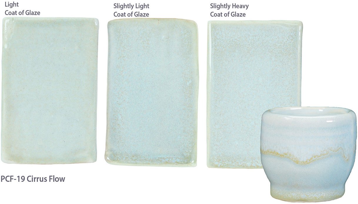 Cirrus Flow Flux Amaco Potters Choice Glaze - Bath Potters Supplies