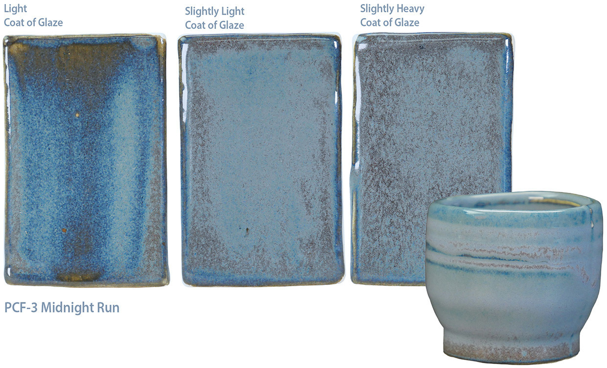 Midnight Run Flux Amaco Potters Choice Glaze - Bath Potters Supplies