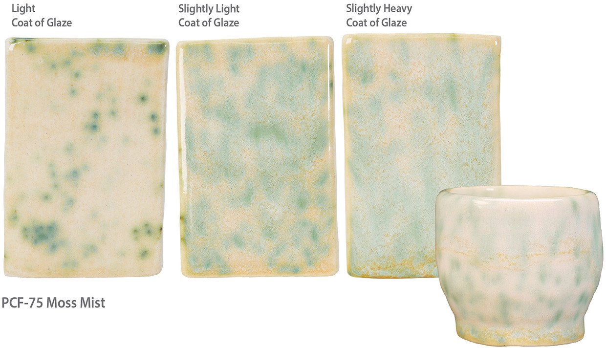Moss Mist Flux Amaco Potters Choice Glaze - Bath Potters Supplies