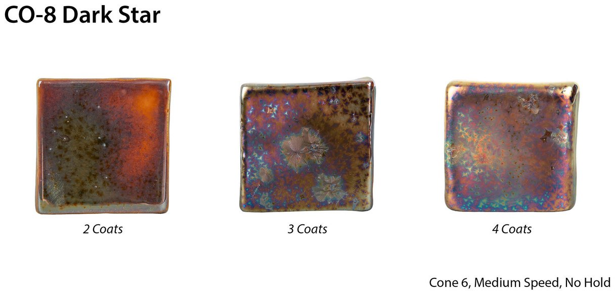 Dark Star Amaco Cosmos Glaze - Bath Potters Supplies