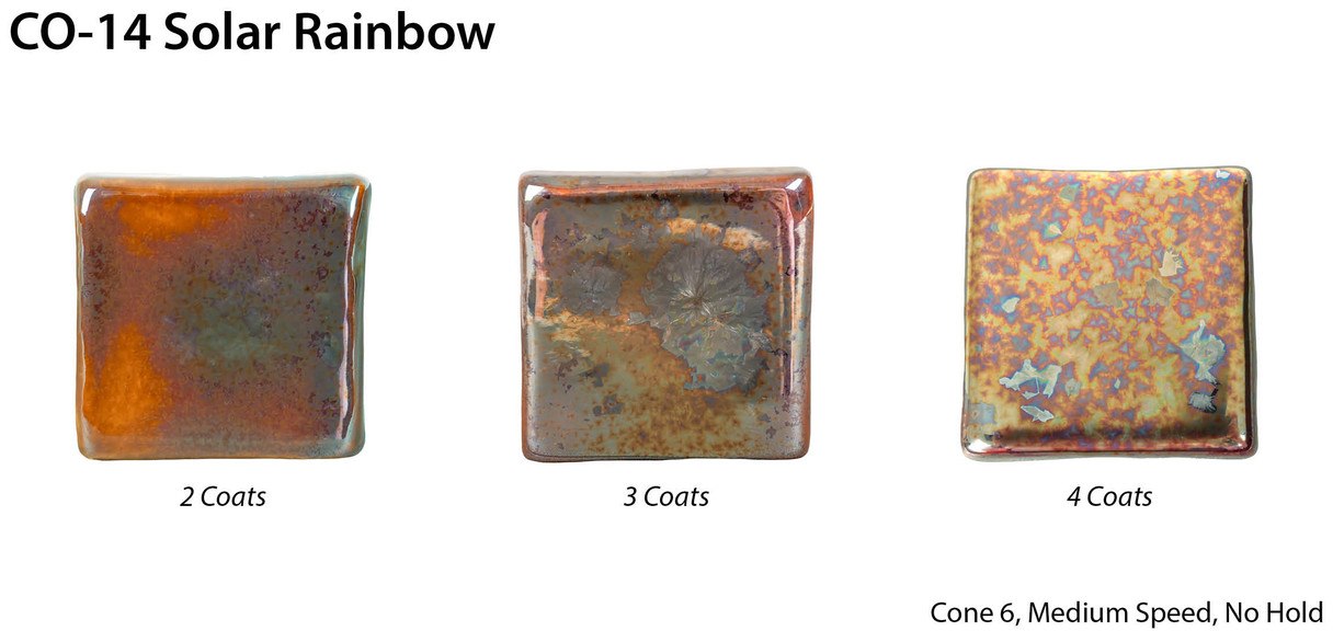 Solar Rainbow Amaco Cosmos Glaze - Bath Potters Supplies