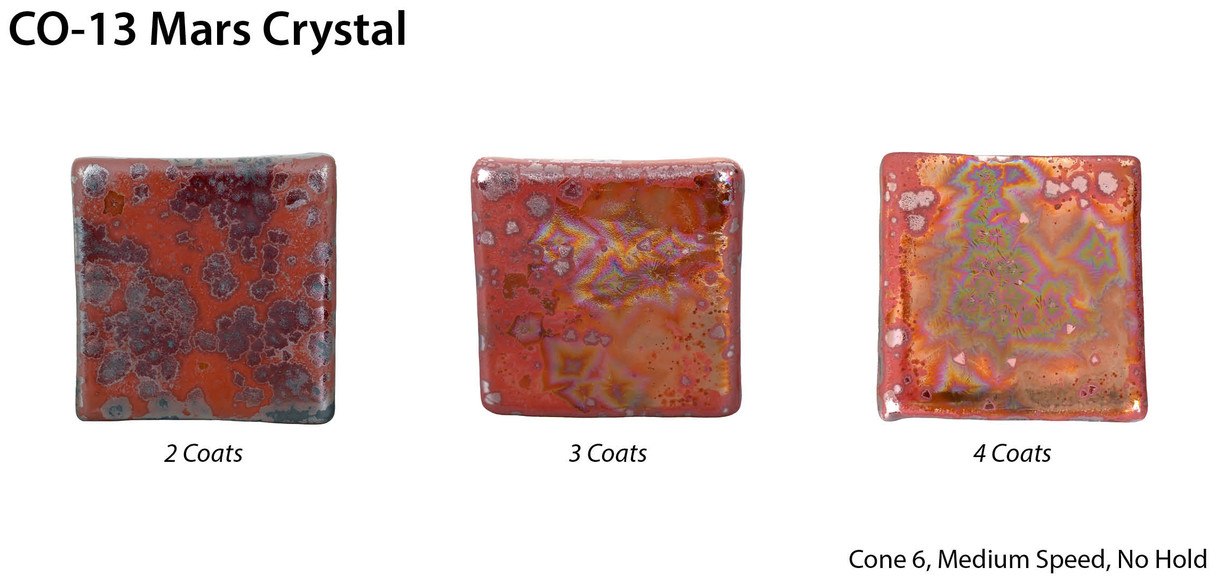 Mars Crystal Amaco Cosmos Glaze - Bath Potters Supplies