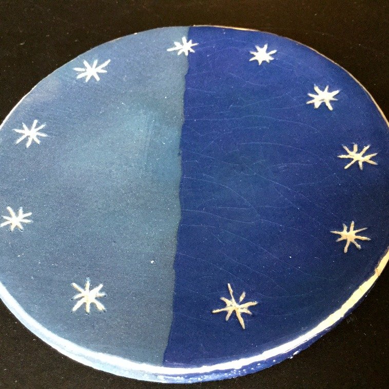 Botz Deep Blue Engobe Decorating Slip - Bath Potters Supplies