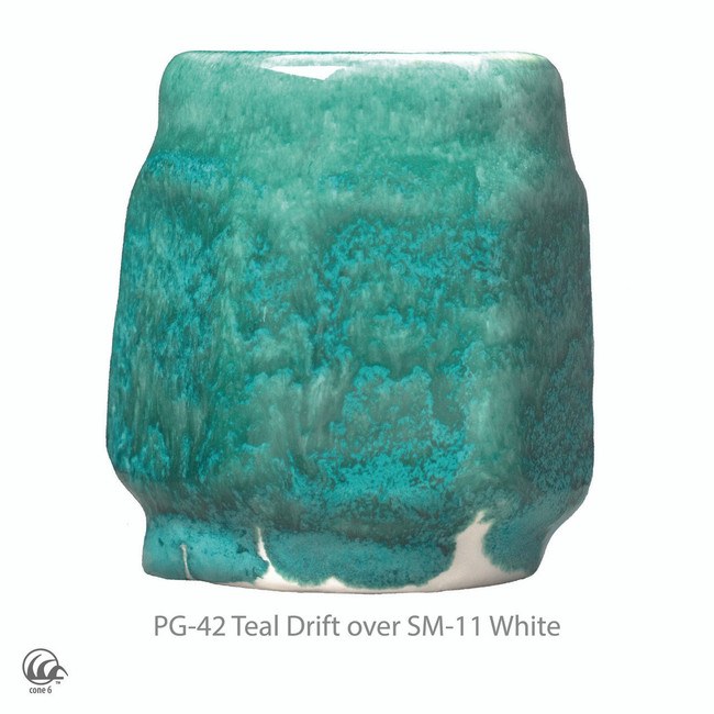 Teal Drift Amaco Phase Glaze - Bath Potters Supplies