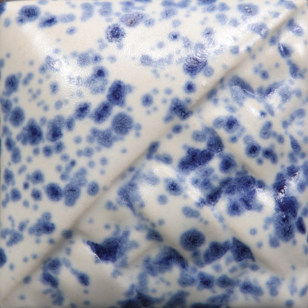 Blue Splatterware Mayco Stoneware Glaze - Bath Potters Supplies