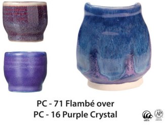 Flambe Amaco Potters Choice Brush On Glaze PC-71 - Bath Potters Supplies