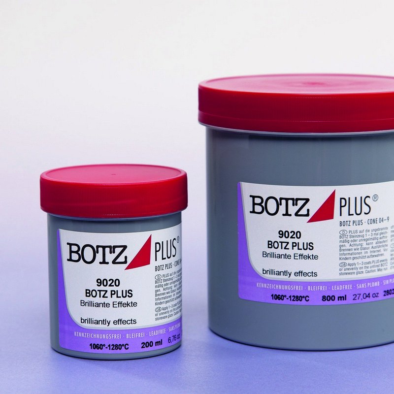 Botz Plus Brilliant Effect Glaze - Bath Potters Supplies